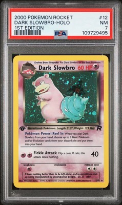 2000 POKEMON ROCKET 1ST EDITION #12 DARK SLOWBRO-HOLO PSA 7 | eBay