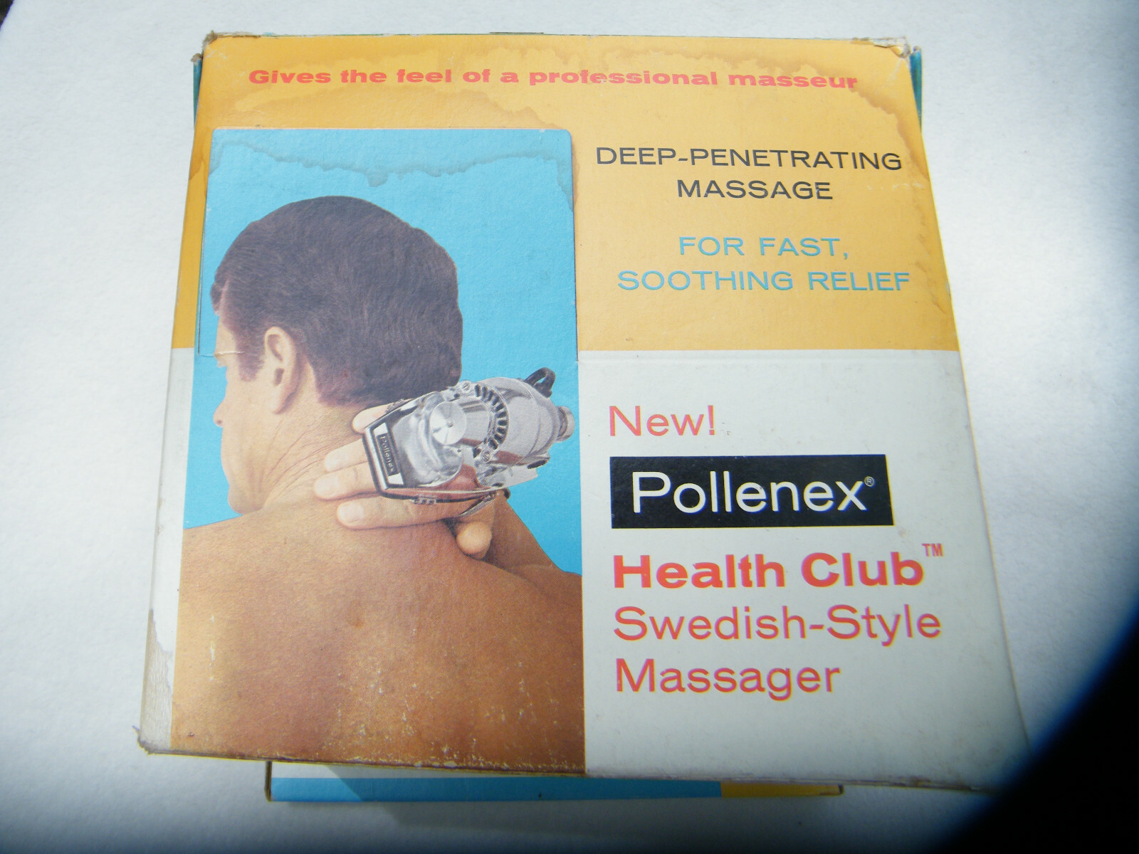 Vintage Pollenex Health Club Swedish Style Handheld Health Massager ...