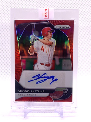 2020 Panini Prizm Red Prizm Auto Shogo Akiyama #RA-SA Rookie RC /25 | eBay