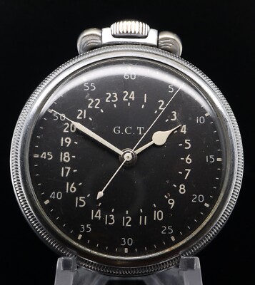 1942 WW2 Military Hamilton Grade 4992B 51mm 16s Open Face 24hr Pocket ...