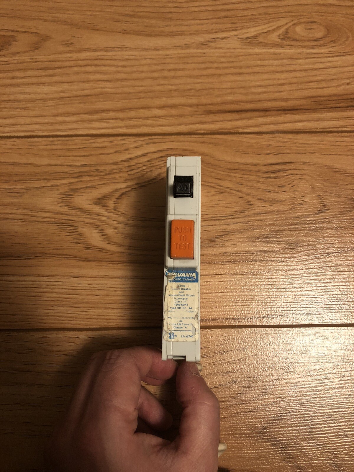 CEB Commander Sylvania QB QBH 15A GFI Ground Fault Circuit Breaker 1 ...