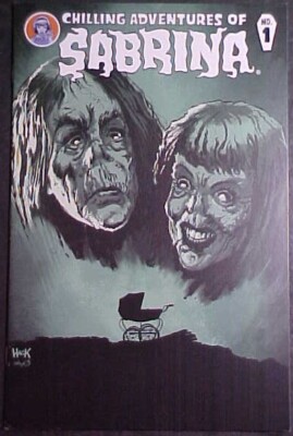 CHILLING ADVENTURES OF SABRINA #1! HACK VARIANT COVER! VF 2014 ARCHIE ...