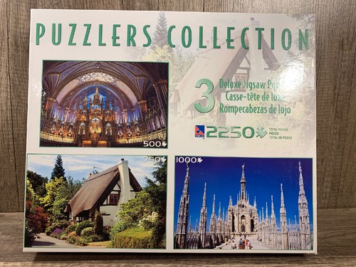Puzzlers Collection 3 Deluxe Jigsaw Puzzles Lighthouse Mountains ...