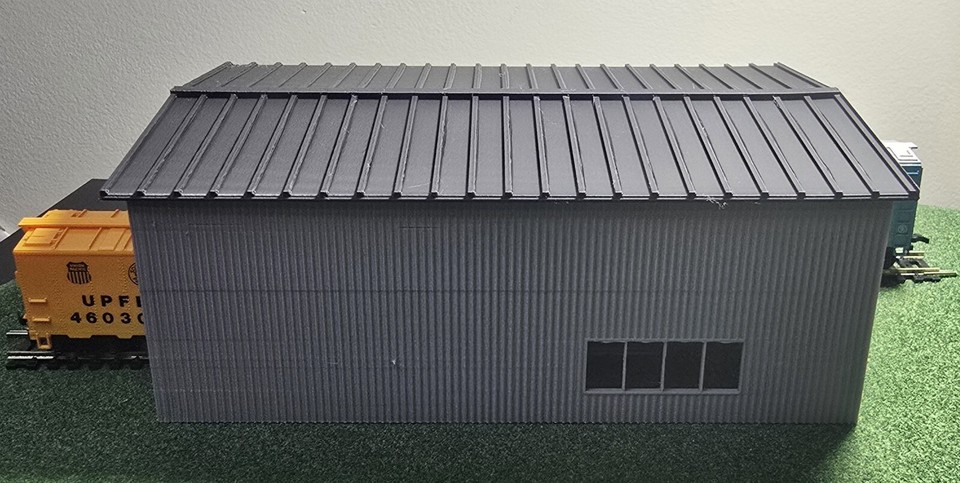 Ho Scale Warehouse Industry Diesel Garage 4 Open Doors Free Shipping 1/ ...