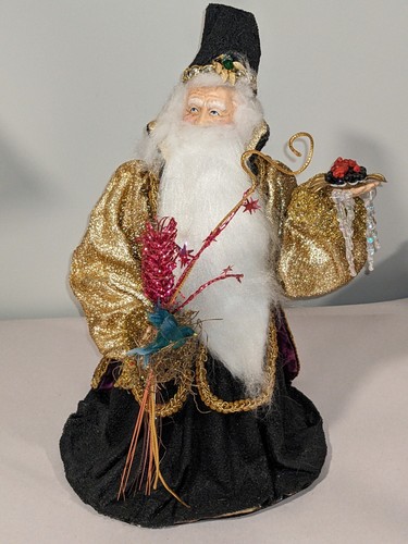 Father Christmas Santa Claus St Nicholas Tabletop Figure 14" Vintage ...