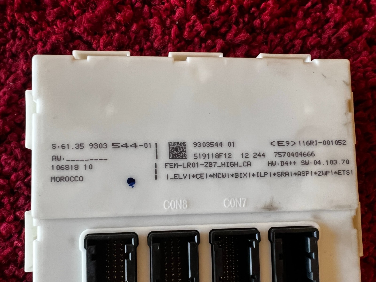 2013+BMW+328i+FEM+Front+Electronics+Module+61359303544 for sale online ...