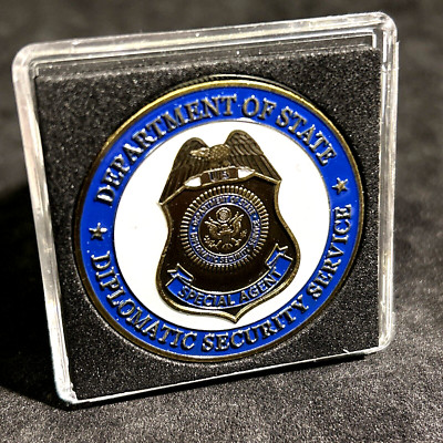DEPARTMENT OF STATE-US Diplomatic Security Service Bronze Plated ...