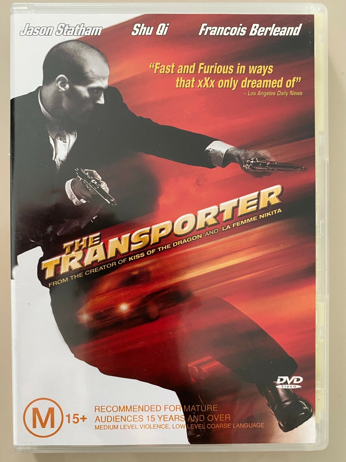 The Transporter DVD Jason Statham Shu Qi Francois Berleand ...