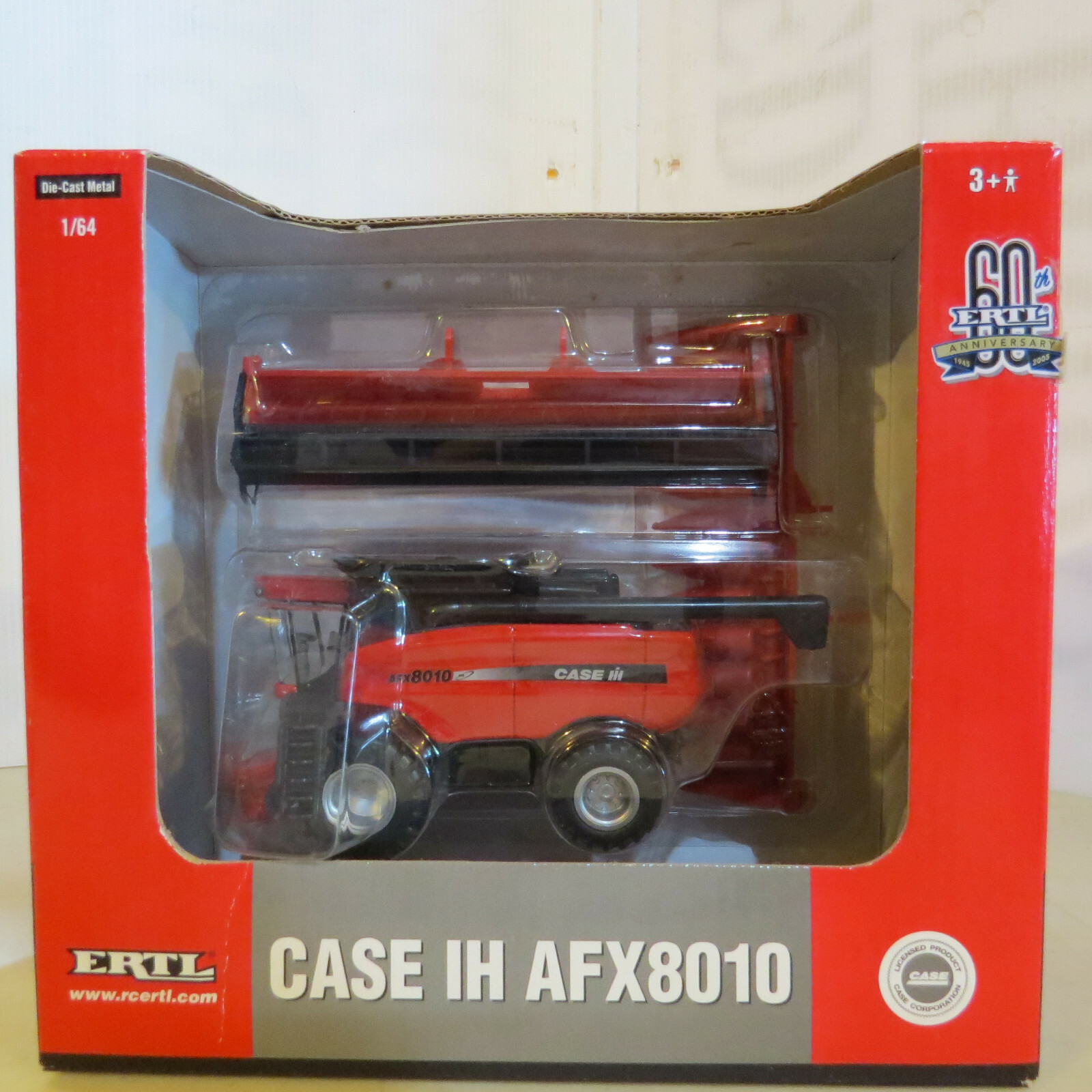 Ertl CaseIH AFX 8010 Combine 2 Heads 1/64 14279-B | eBay