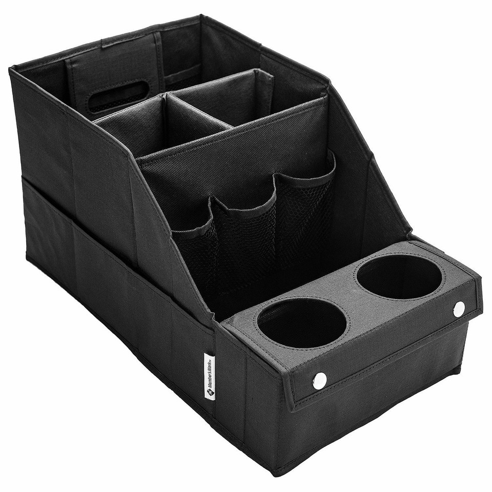 2 Pk - Car Auto Seat Storage Box Caddy Organizer Cup Holder Set (Choose ...