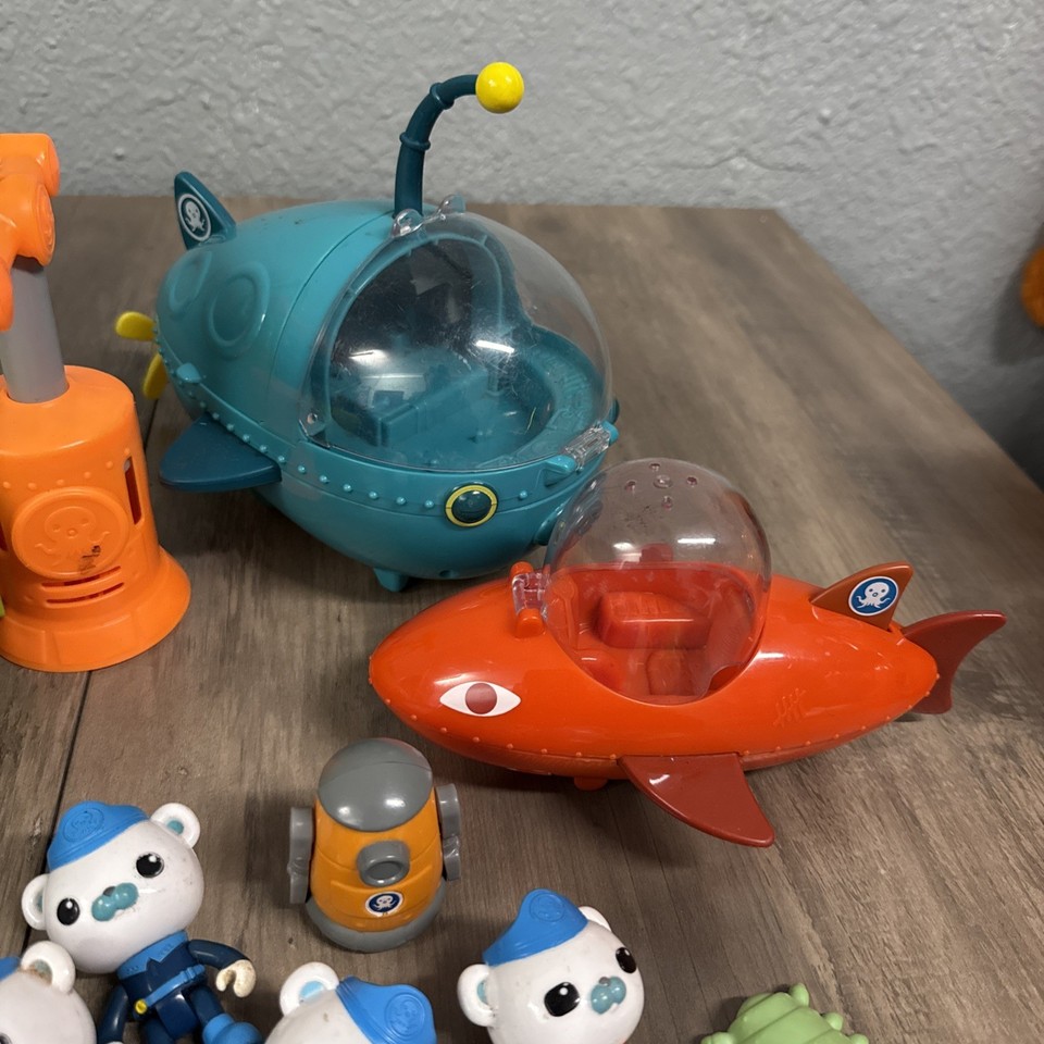 Octonauts Toy Lot – Gup A, Gup B, Deep Sea Launch, Figures And Sea ...