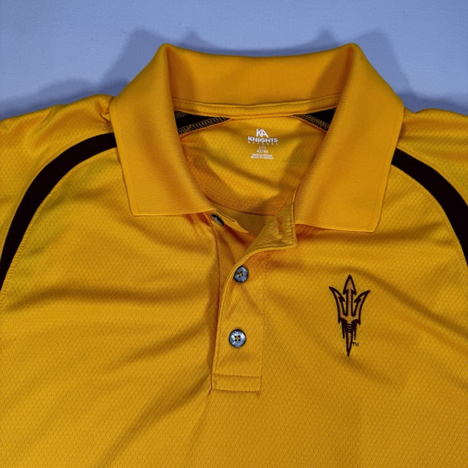 Knights Apparel NCAA Arizona State University ASU Performace Polo Shirt ...