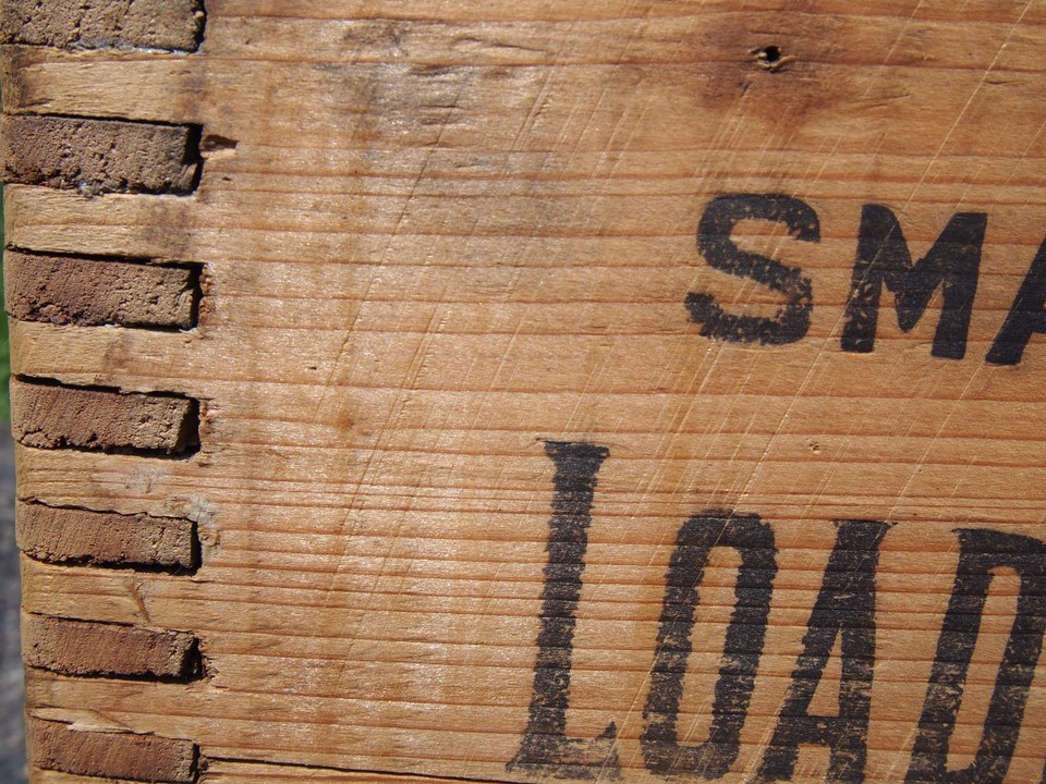 Western Cartridge Co Arms Ammunition Dovetail Wooden Box Crate 12 GA ...