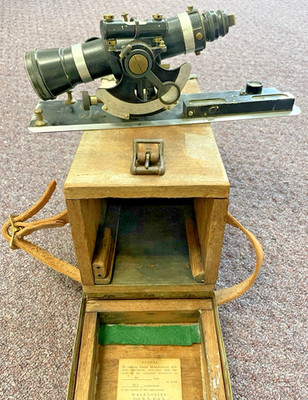 VINTAGE W. & L.E. Gurley Surveying Tool STADIA Civil Engineer ...