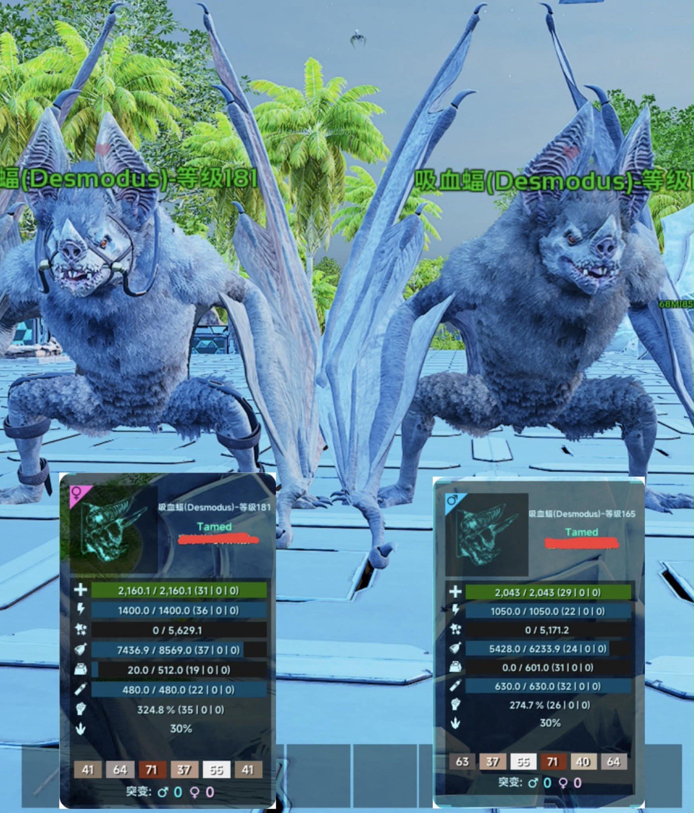 Ark Survival Ascended Pve Official PC/XBOX/PS5 High Level Desmodus ...