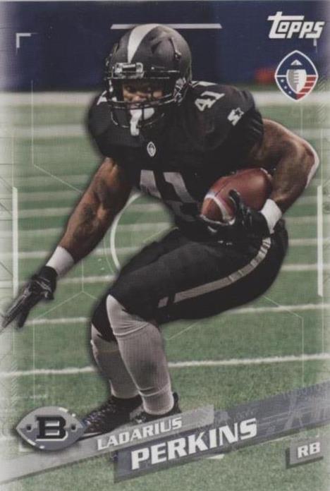 2019 Topps Alliance of American Football - Ladarius Perkins #65 for ...