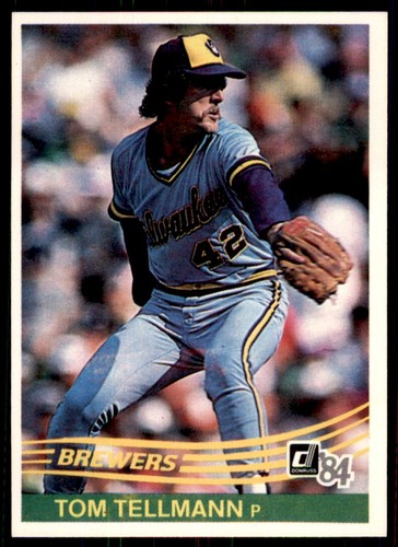 1984 Donruss. Tom Tellmann . Milwaukee Brewers #149 | eBay