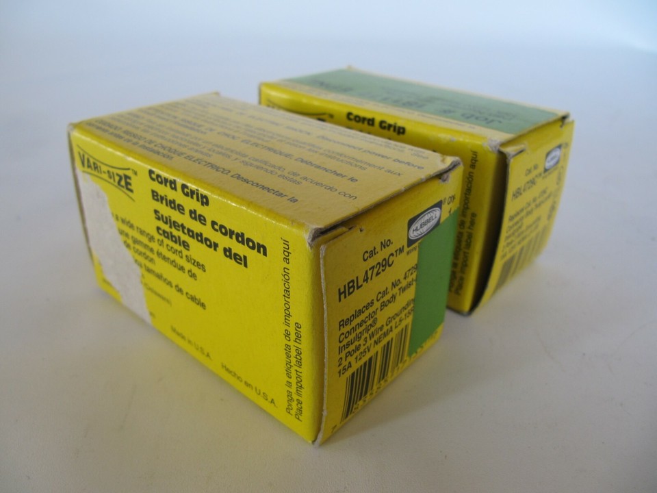 (NEW) Hubbell 15A 125V 3P 4W L5-15R Twist-Lock Plug HBL4729C | eBay