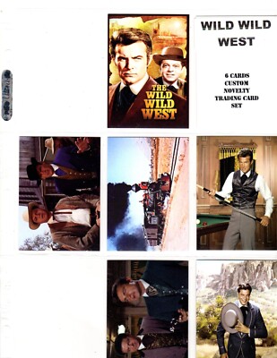 THE WILD WILD WEST CUSTOM NOVELTY TRADING CARD 6 CARDS SET | eBay