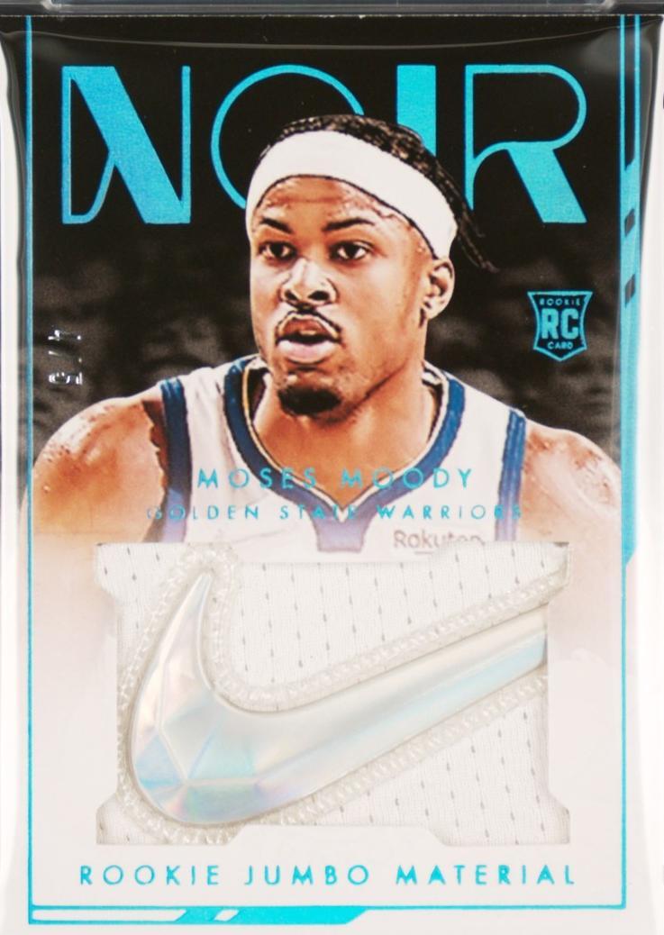 2021-22 Panini Noir - Rookie Jumbo Material Moses Moody #RJM-MSM Brand ...