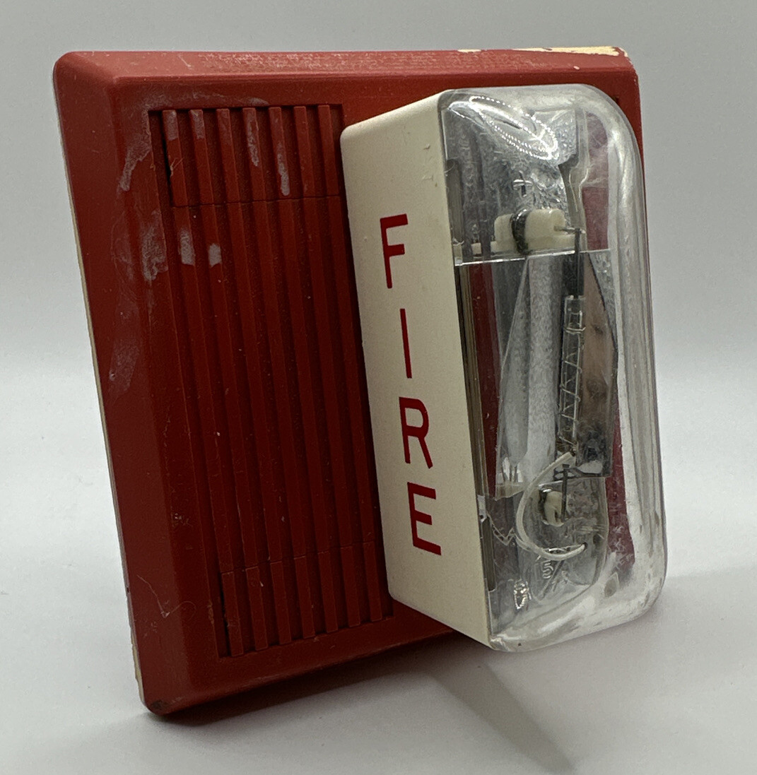 Wheelock MT-24-LSM Wall Mount Multiple Tone Fire Alarm Horn/Strobe (p ...