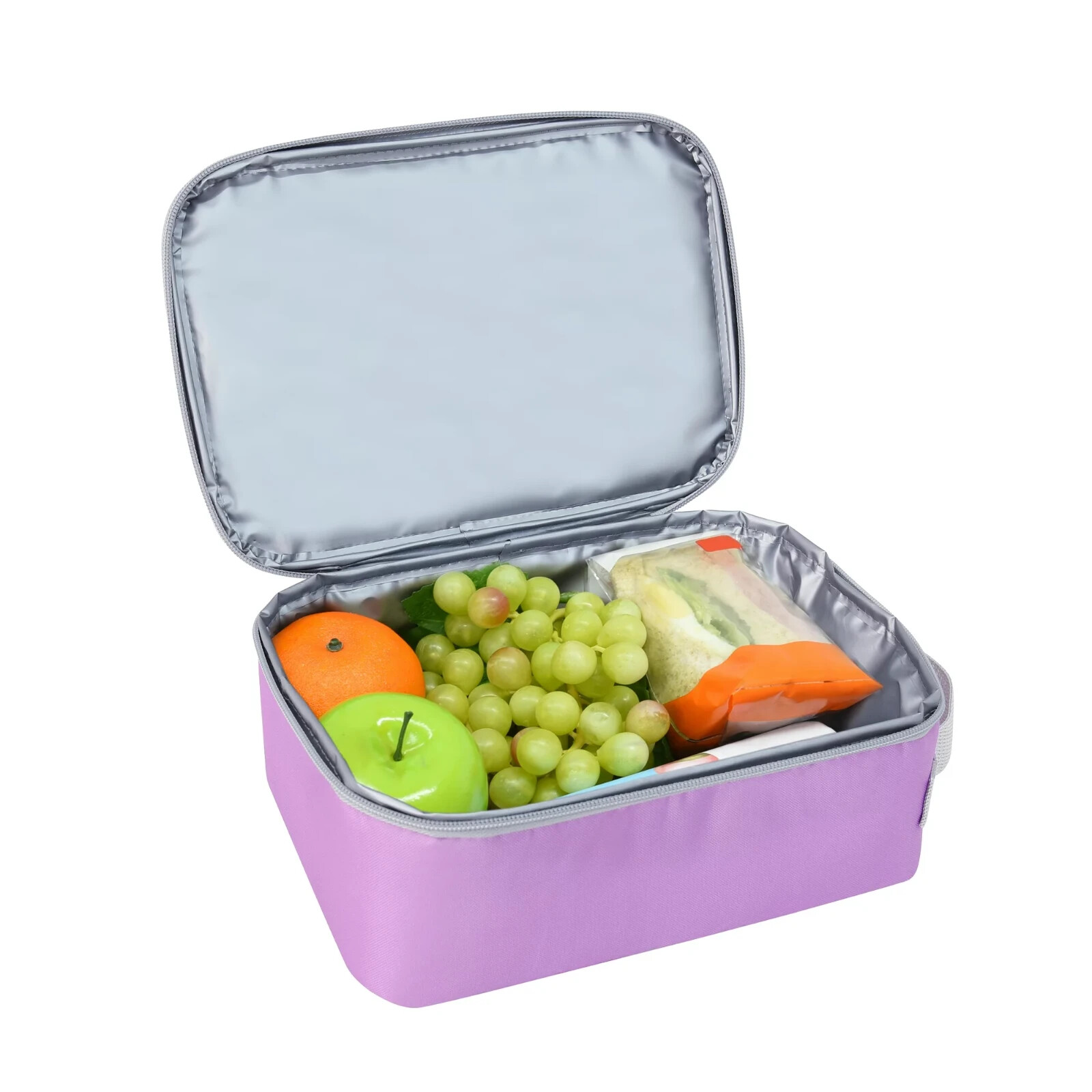 Reusable Lunch Bag Box Insulated Lunch Kit Lunch Box, with top handles ...