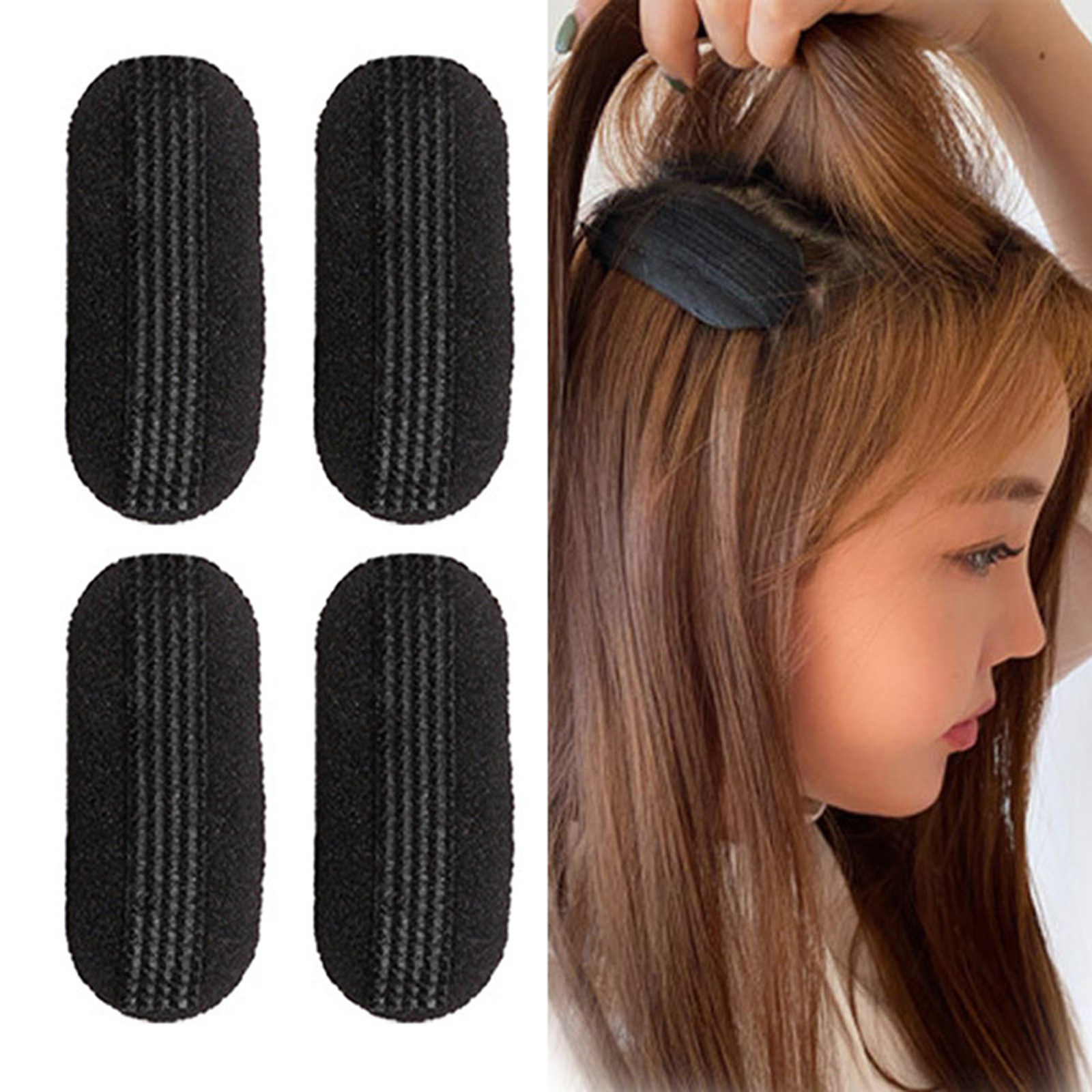 4 Pcs Hair Root Clips Labor-saving Increase Hair Volume Fluffy Hair ...