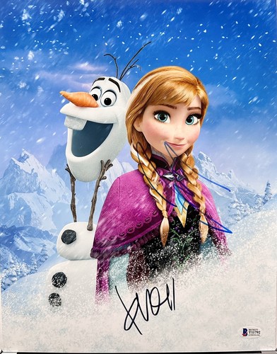 KRISTEN BELL SIGNED FROZEN PHOTO 11X14 JOSH GAD AUTOGRAPH DISNEY ...