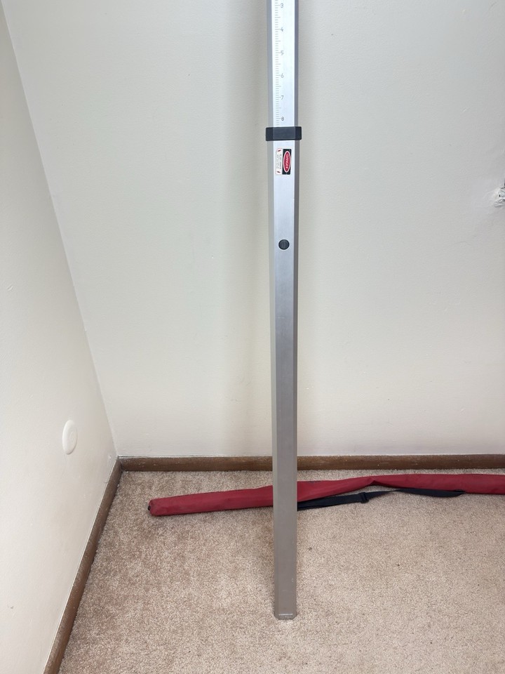 8Ft Aluminum Telescopic Measuring Rod 3-Section Level Survey Stick | eBay