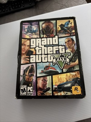 Grand Theft Auto Five V PC DVD-ROM 7-Disc Set No Scratches/ No Manuel ...