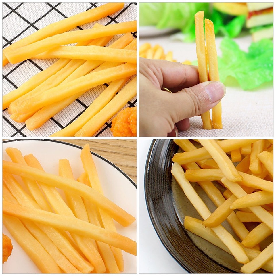 20 Pcs Artificial French Fries Fake Fries Simulation Model Toys for ...