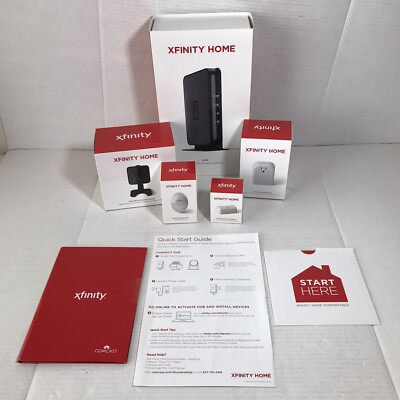 Xfinity Complete Home Security System - Hub Camera Motion Detector ...