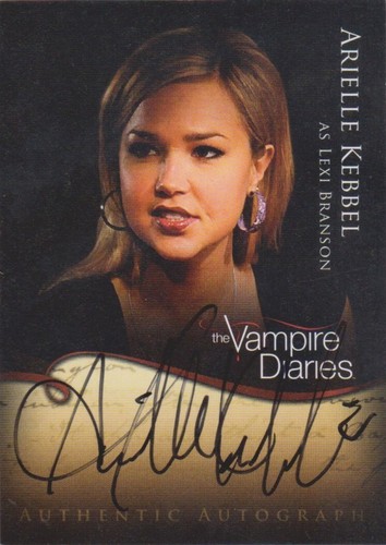 VAMPIRE DIARIES SEASON ONE ARIELLE KEBBEL AS LEXI BRANSON AUTOGRAPH ...