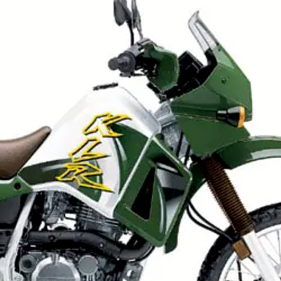 KAWASAKI KLR650 FULL GRAPHIC KIT DECALS STICKER CALCOMANIAS GREEN ...