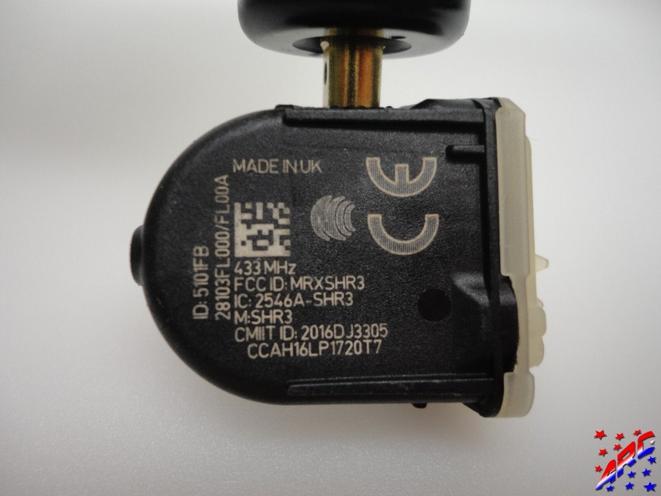 Complete Genuine OEM Subaru Snap-In TPMS Tire Pressure Sensor ...