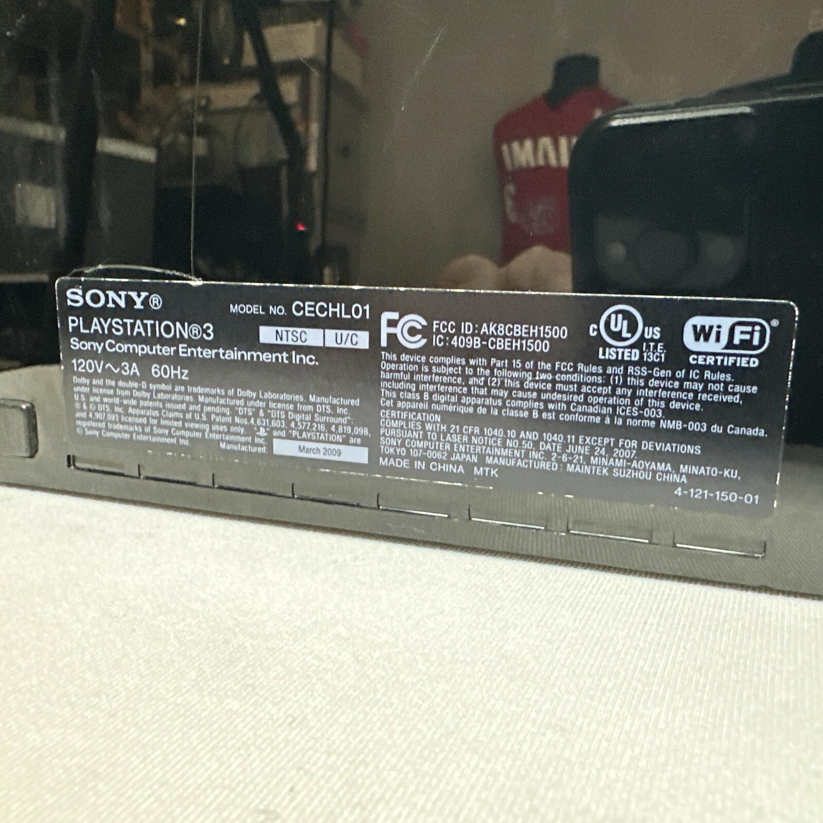 Sony PlayStation 3 PS3 FAT CECHL01 80GB Console 9 Game Bundle Lot ...