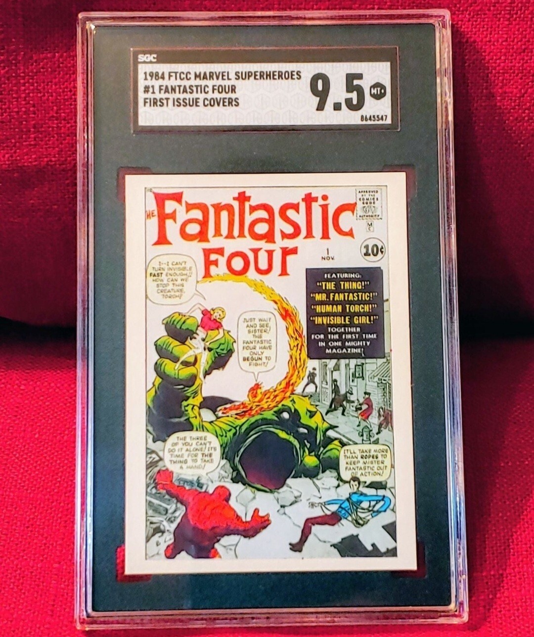 1984 FTCC Marvel First Issue Covers Fantastic Four #1 SGC 9.5 (Pop 1, 0 ...