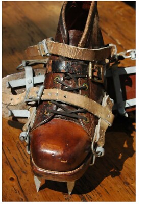 US WW2 10th Mountain Crampons marked US Ice Cleats Snow Climbing for ...