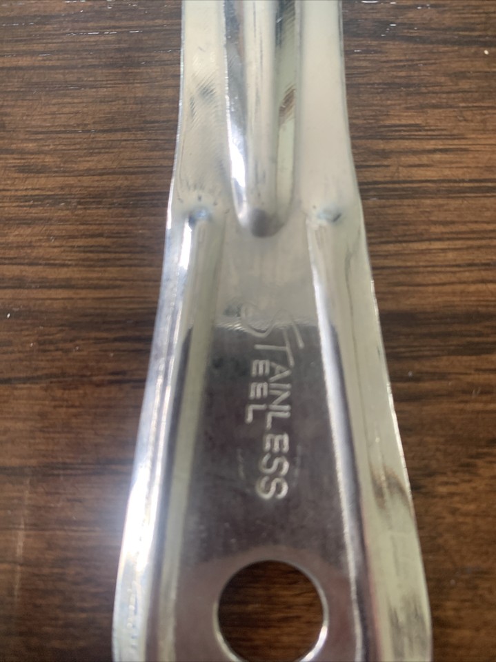 CRESTWARE SL15 Slotted Spoon,Stainless Steel,15 in. L | eBay
