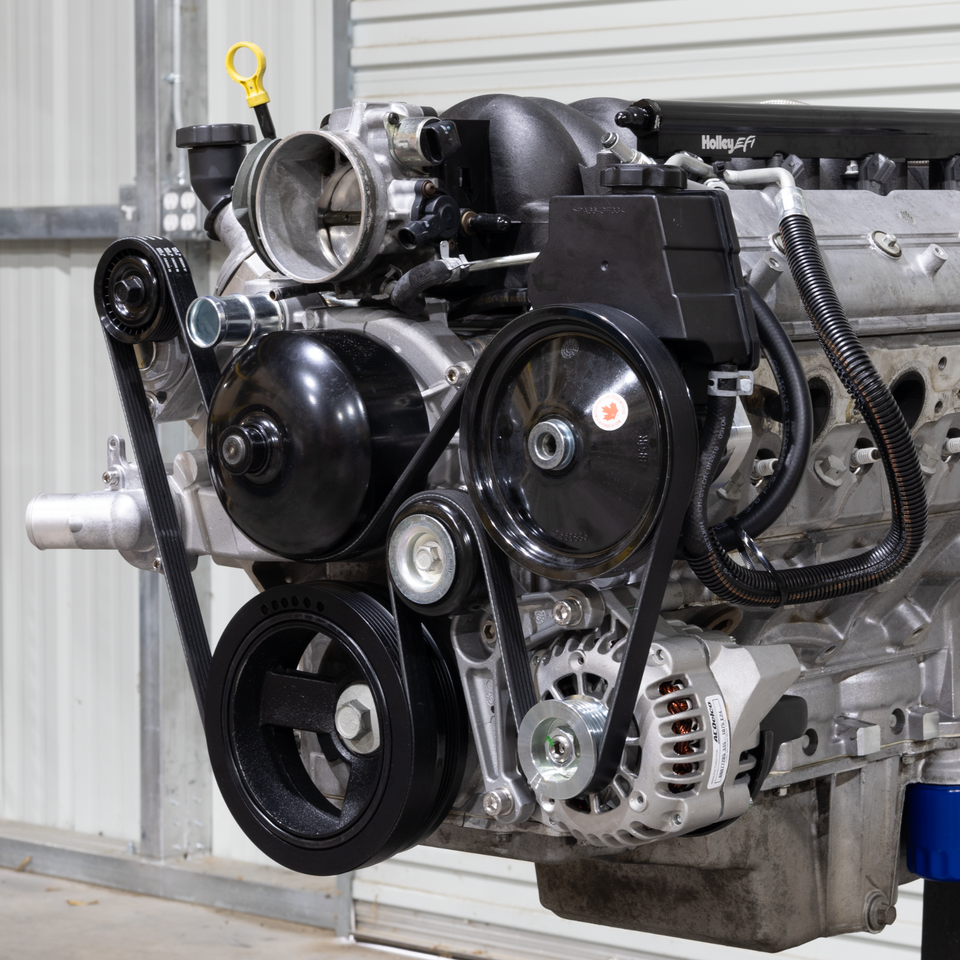 LS Swap LSX Complete LS1 F-Body Front Accessory Serpentine Drive Kit ...