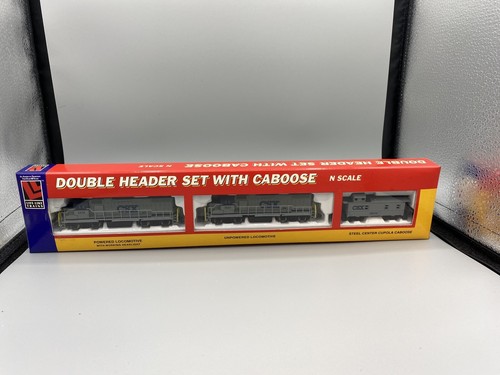 N Scale Life Like Trains Double Header Set CSX GP38 Engine Cupola ...