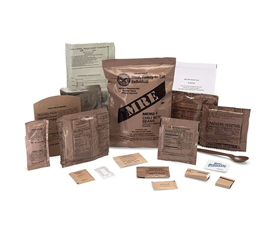 US Military Surplus MRE Meals Ready to Eat 2021 Inspect A Case Bundle ...