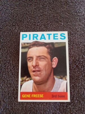 1964 Topps Gene Freese Pittsburgh Pirates Baseball Card #266 | eBay