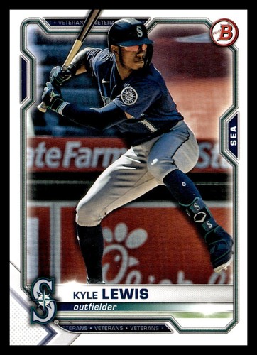 2021 Bowman #48 Kyle Lewis Seattle Mariners Baseball Card | eBay