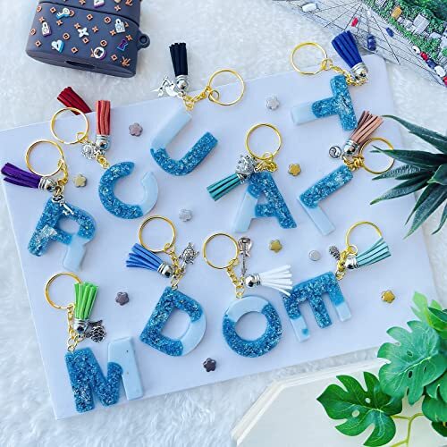 Silicone Alphabet Number Letters Molds for Resin Casting Jewelry Making ...