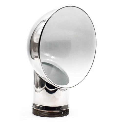 3" Round White Cowl Vent Marine Boat Yacht Stainless Steel Corrosion ...