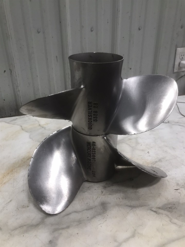 96 MerCruiser Bravo 3 Three boat props propellers set 48-823667 3326 26 ...