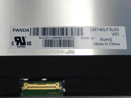 Replacement LCD LED Screen 14'' FHD Laptop V01 LM140LF3L03 - Free ...