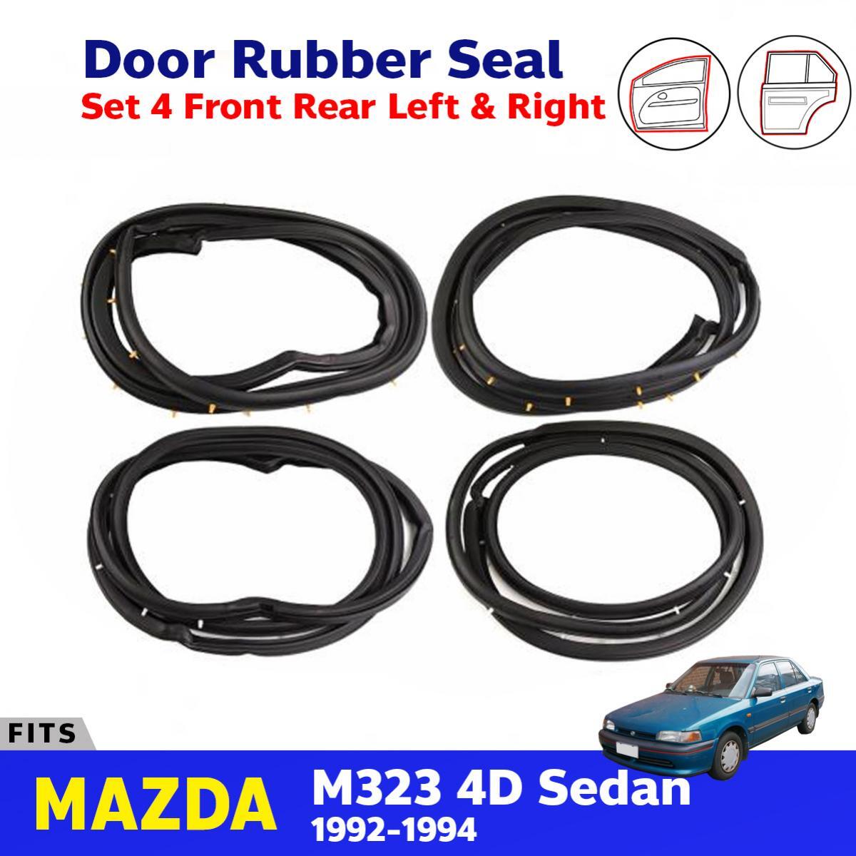 For Mazda 323 4D Sedan BG Serie 1992-94 Door Rubber Seal Weatherstrip ...