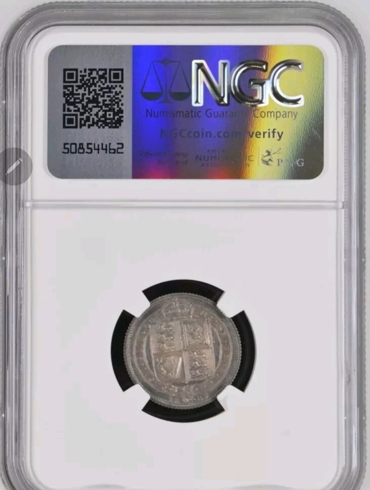 1887 Sixpence NGC Graded PF63 Cameo Proof 6d coin Choice PF Coin | eBay UK